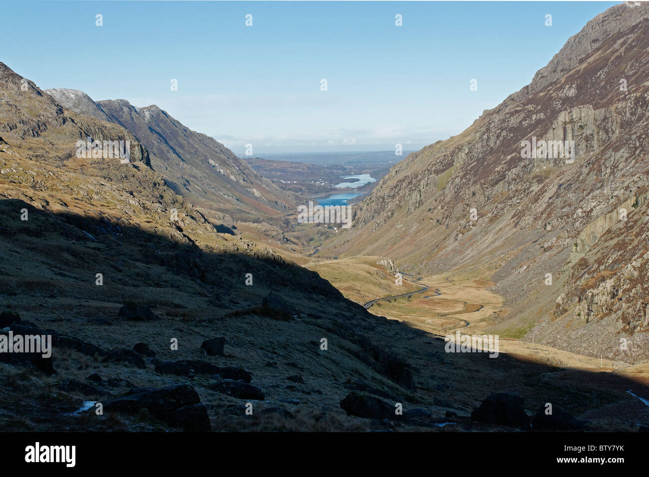 Llanberis pass snowdonia hi-res stock photography and images - Alamy