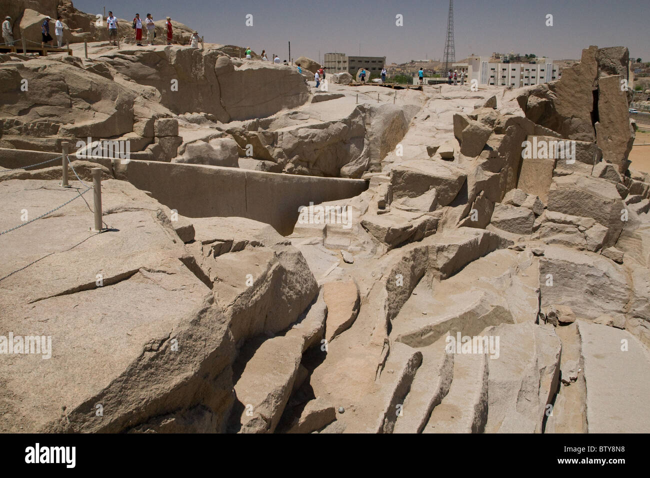 Obelisk "Unfinished Obelisk" Aswan Egypt Quarry Granite Broken Cracked ...