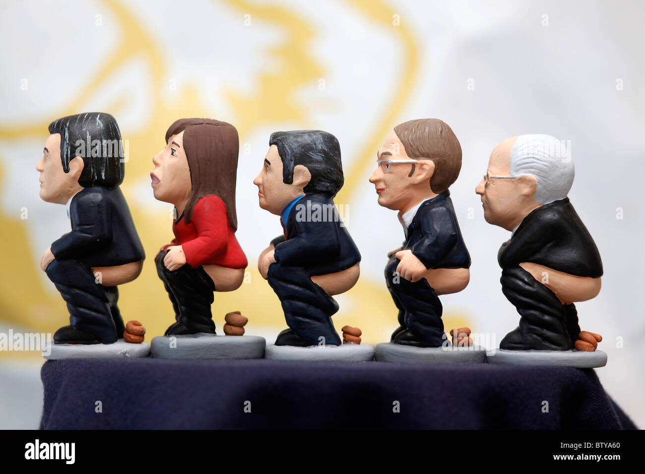 'Pooping' celebrity figurines revealed for Christmas Stock Photo - Alamy