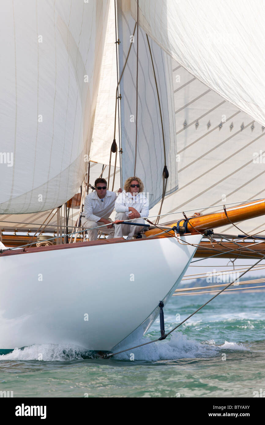 Westward racing yacht hi-res stock photography and images - Alamy