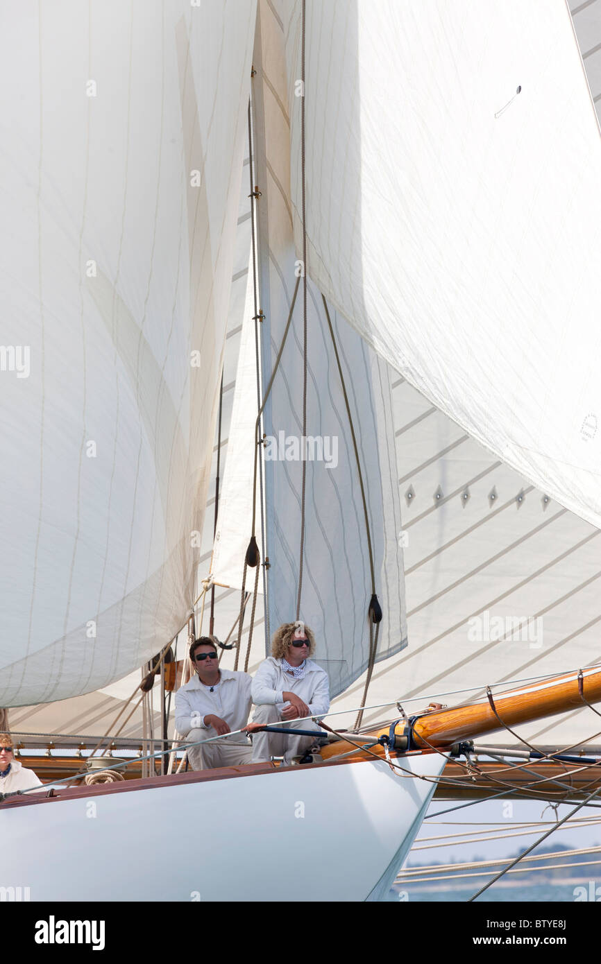 Traditional racing yachts hi-res stock photography and images - Alamy