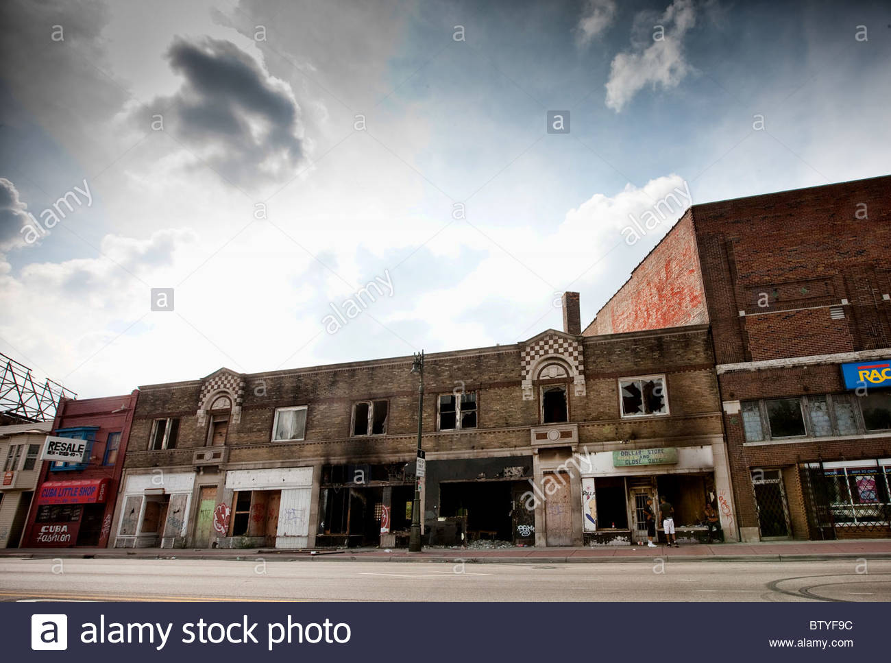 Detroit Abandoned Buildings Stock Photos & Detroit Abandoned Buildings ...