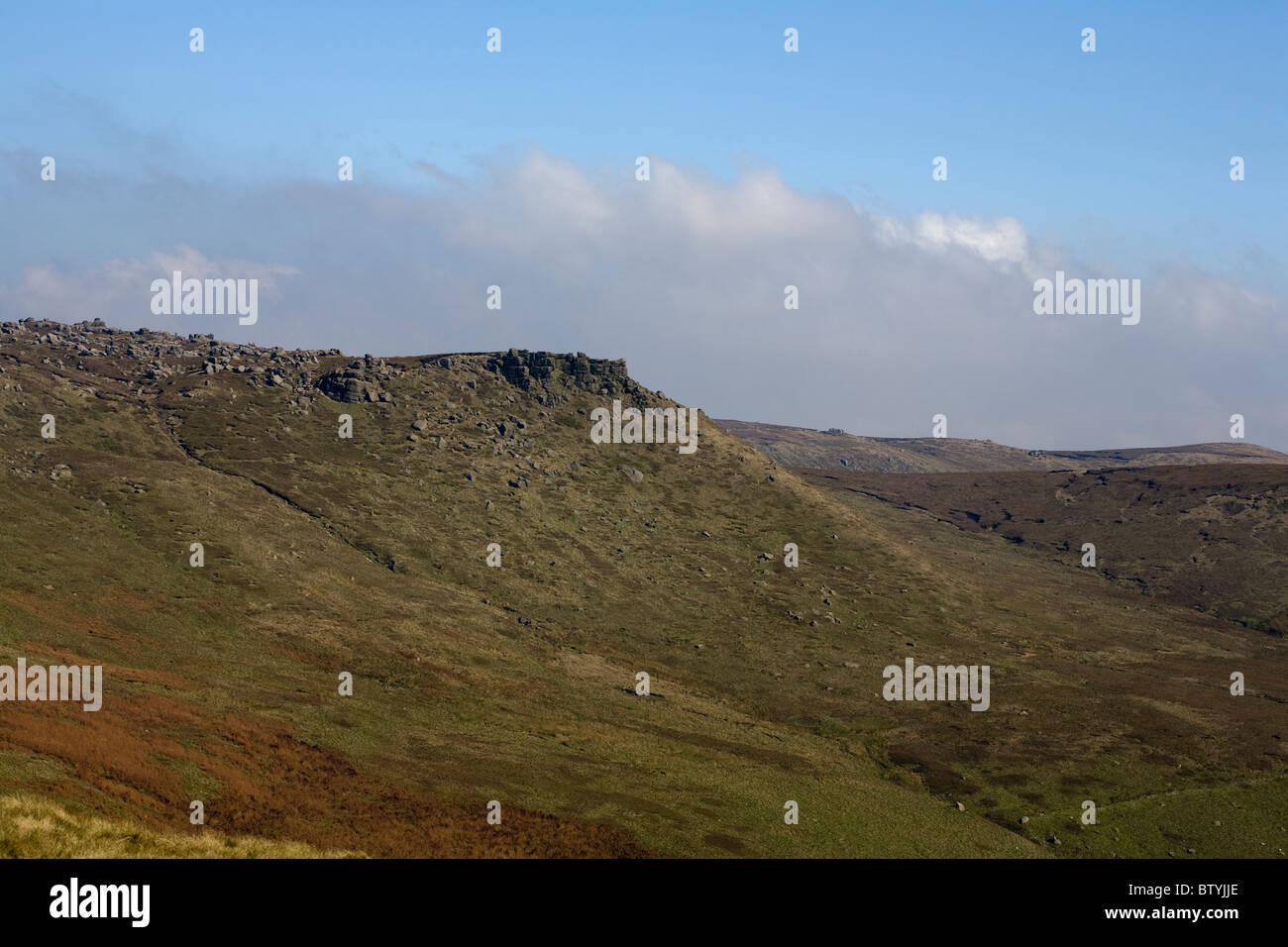 Grindslow Knoll Kinder Scout Southern Edge Edale Peak District National ...