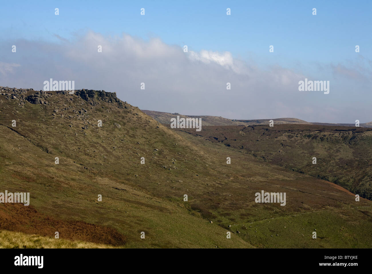Grindslow Knoll Kinder Scout Southern Edge Edale Peak District National ...