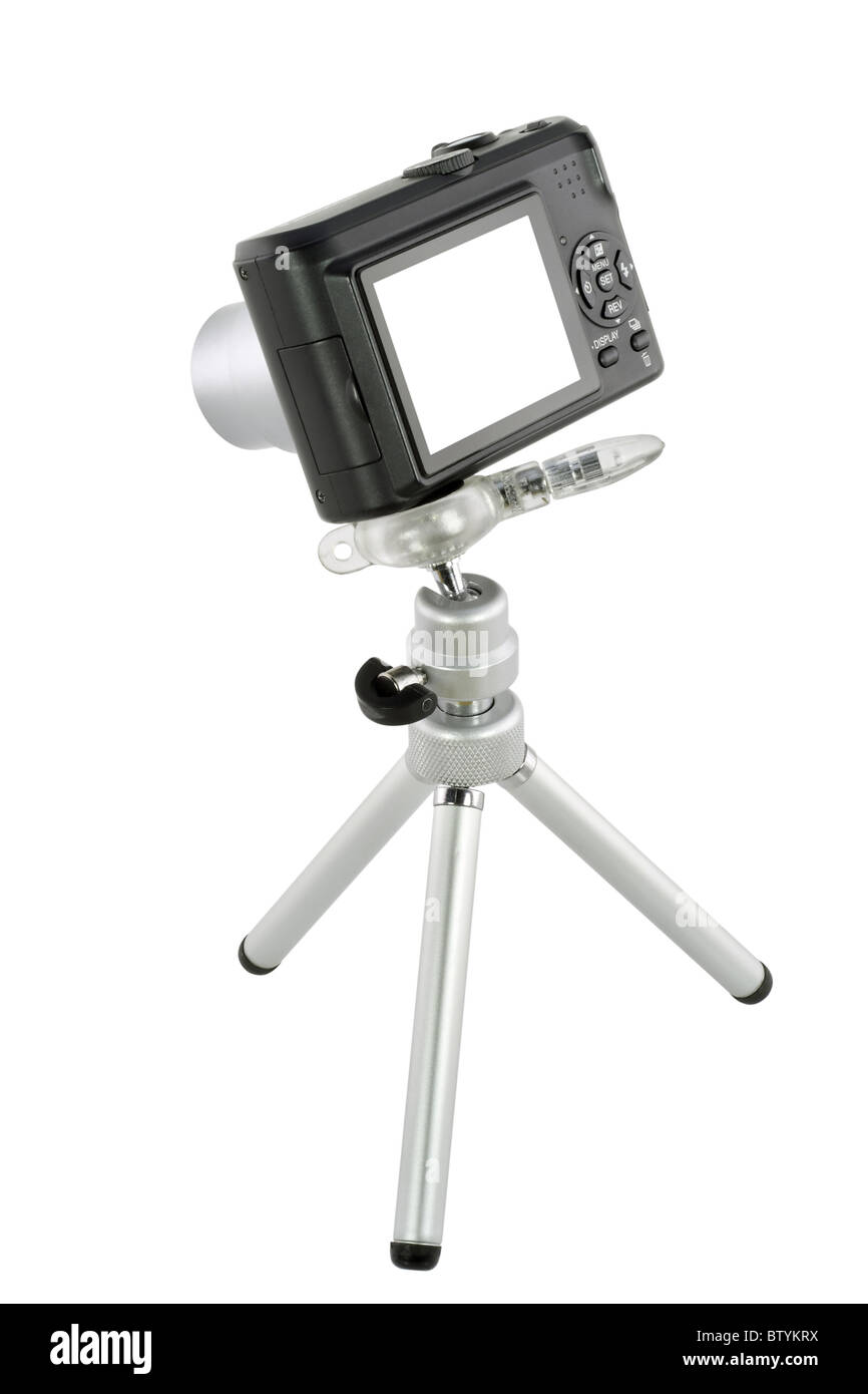 Camera tripod Cut Out Stock Images & Pictures - Alamy