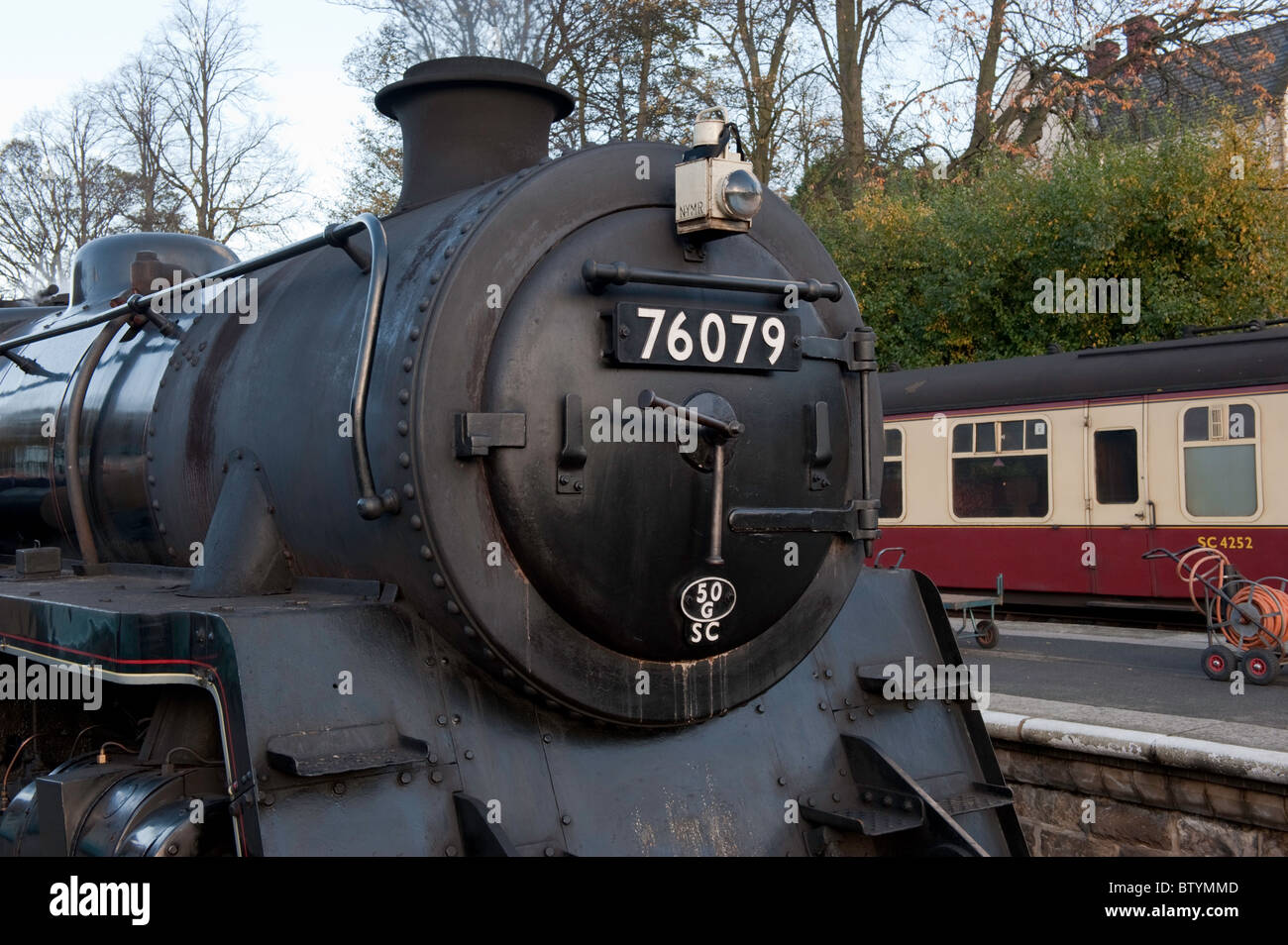 Steam locomotive 76079 br standard hi-res stock photography and images ...