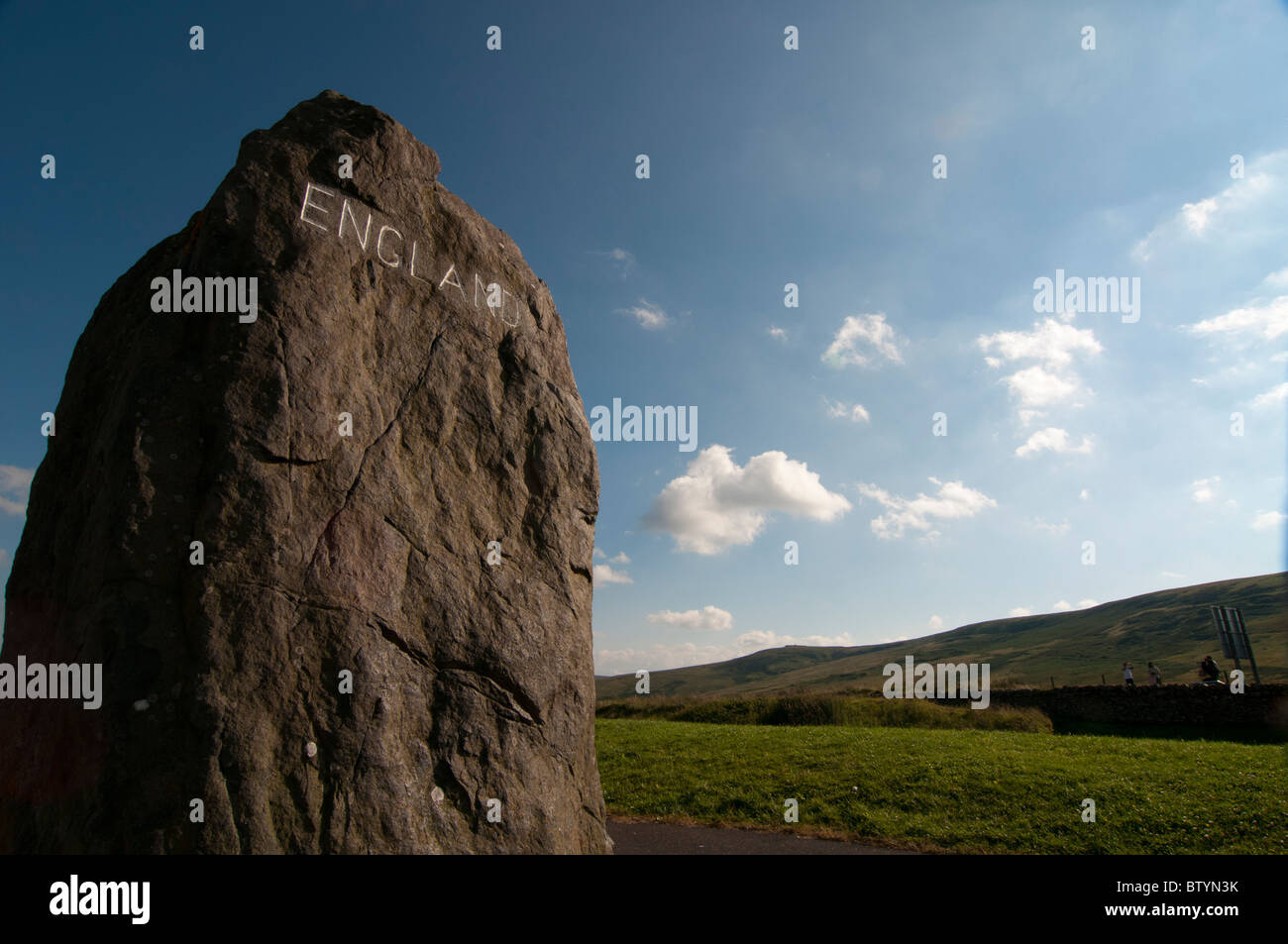 England marker at Carter Bar, crossing point between Scotland and ...