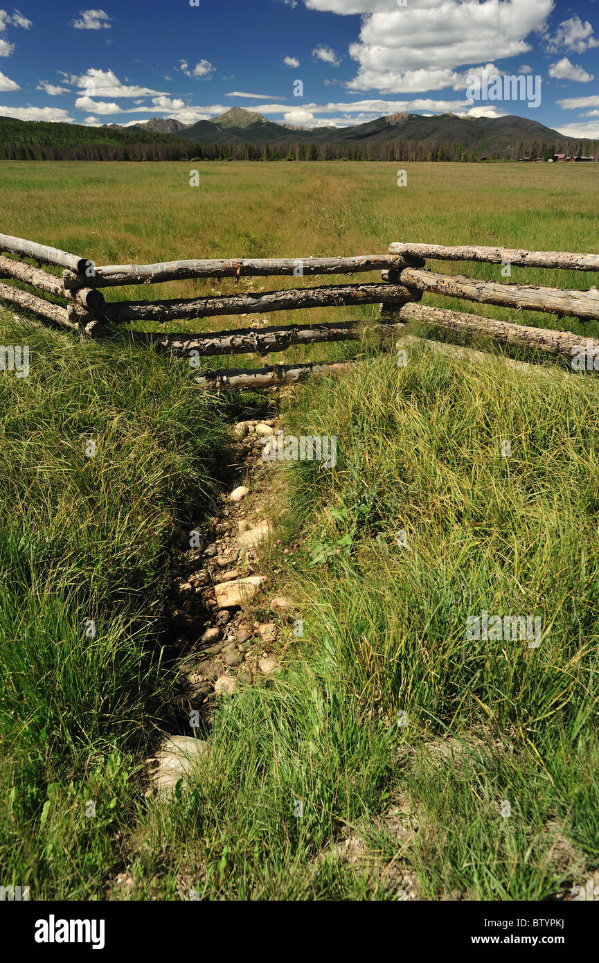 Dry creek bed, Fraser river basin, Fraser, Colorado Stock Photo - Alamy