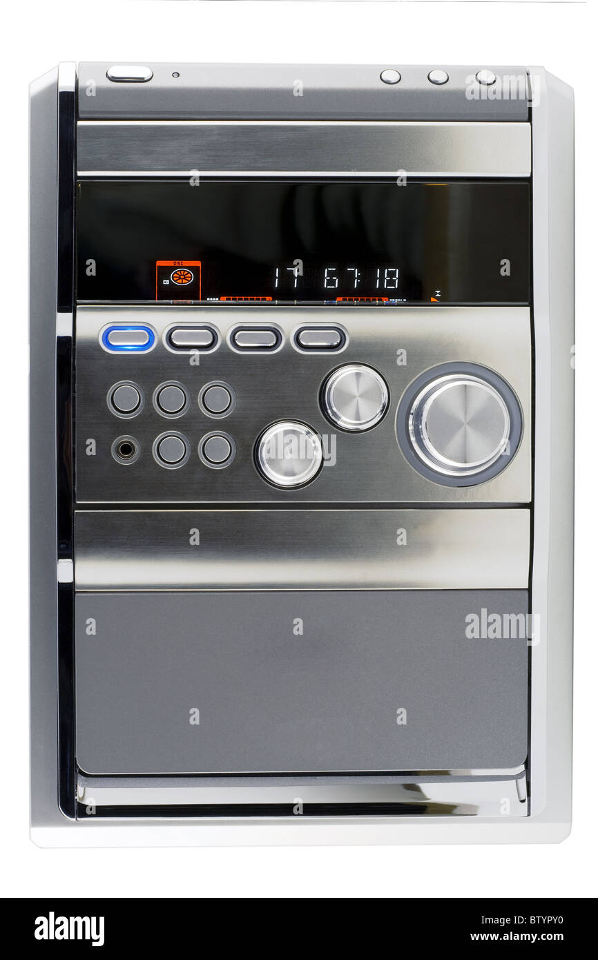 Isolated audio device with display Stock Photo - Alamy