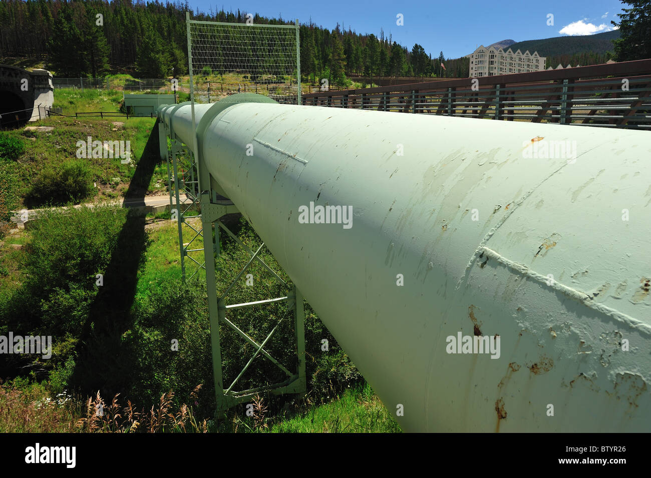 Moffat Water tunnel, Fraser river basin, Fraser, Colorado Stock Photo ...