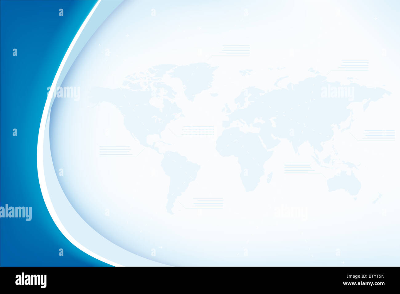 abstract business background with blue world map Stock Photo - Alamy