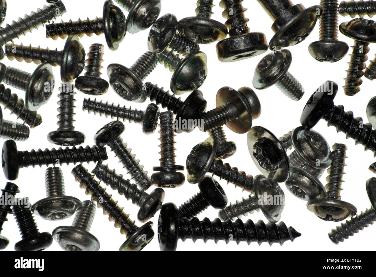 Many old screws Stock Photo - Alamy