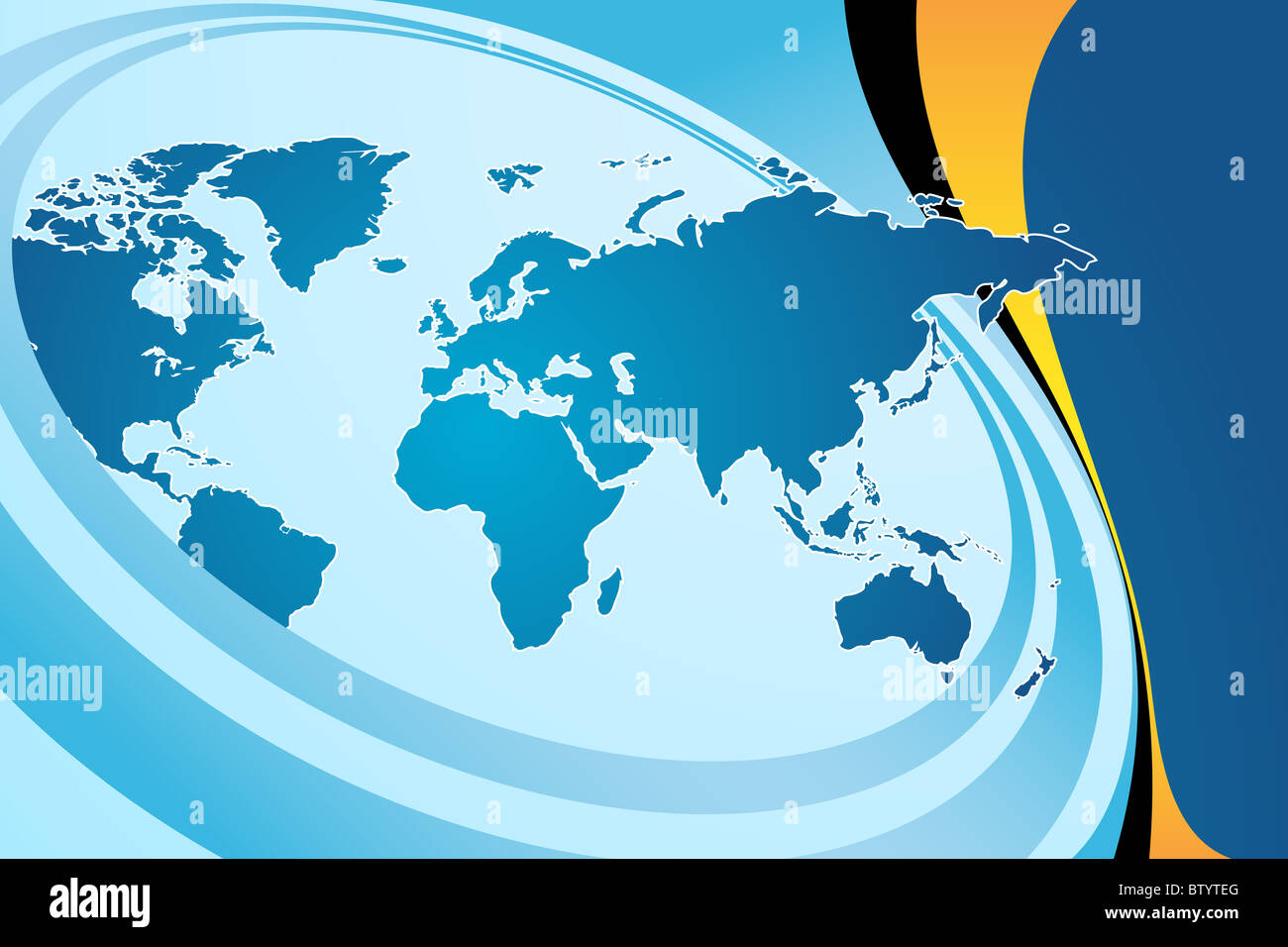 Abstract vector background with world map for Your design Stock Photo ...