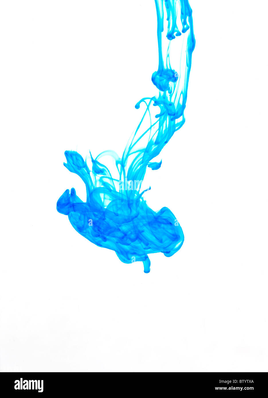 Colorful ink in water Stock Photo - Alamy