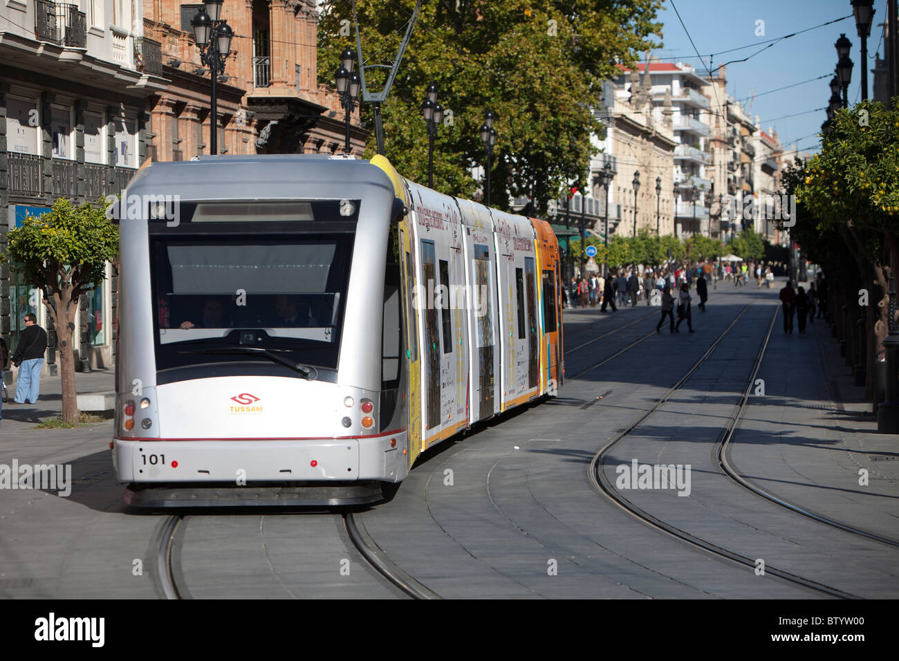 Tramway seville tramway hi-res stock photography and images - Alamy