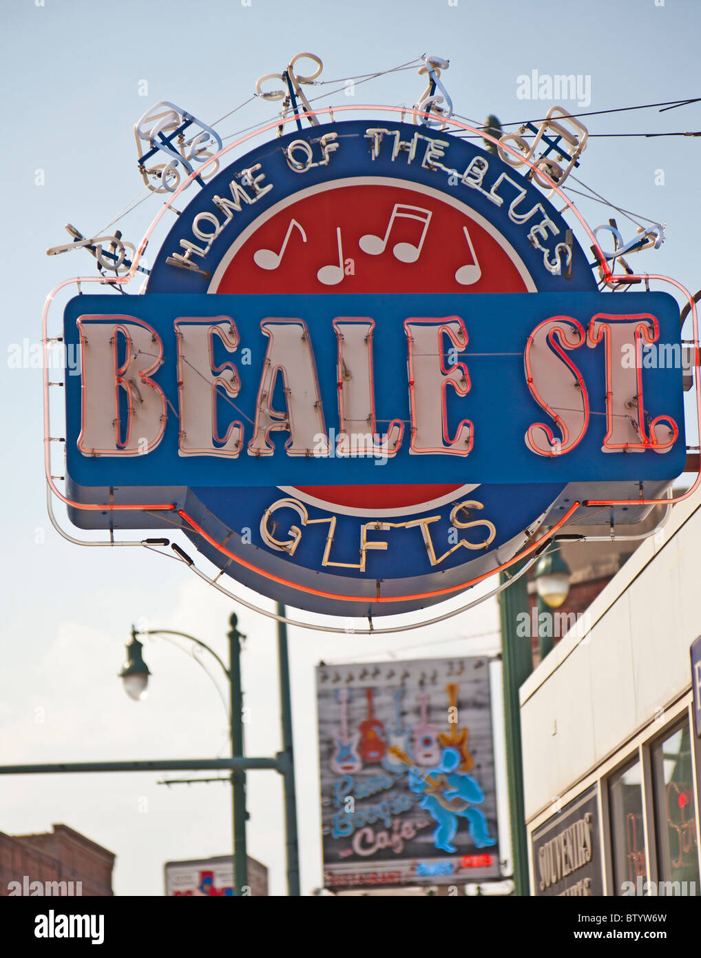 Home of the blues sign hi-res stock photography and images - Alamy