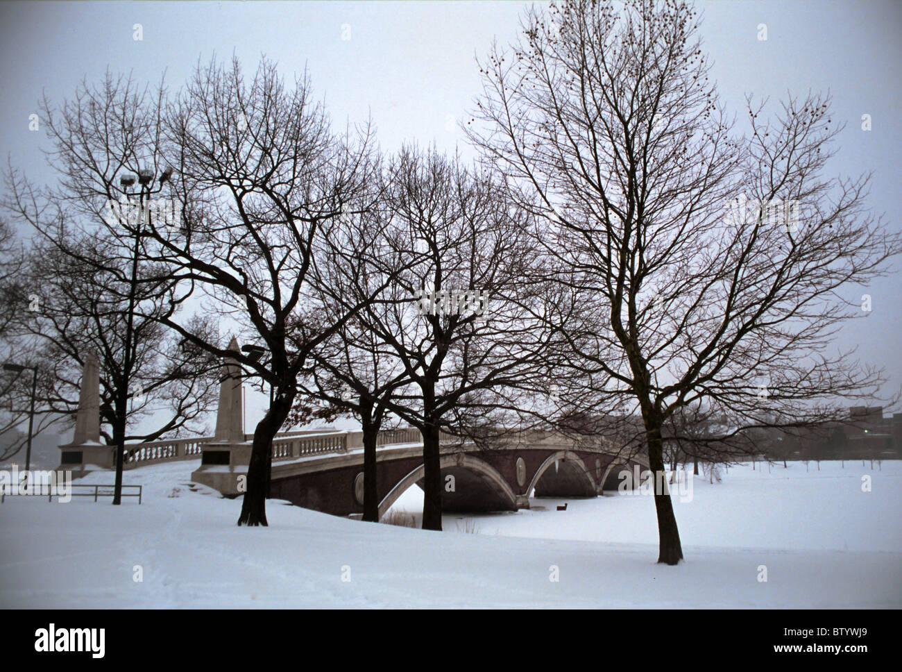 The John W. Weeks Bridge is the only pedestrian-only bridge crossing ...