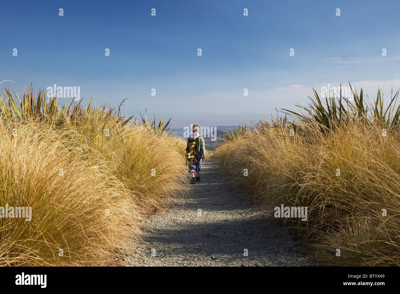 Boy walk track hi-res stock photography and images - Alamy
