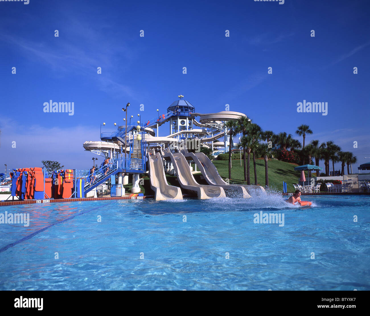 'Raging rapids' ride, 'Wet and Wild' Waterpark, Orlando, Florida ...