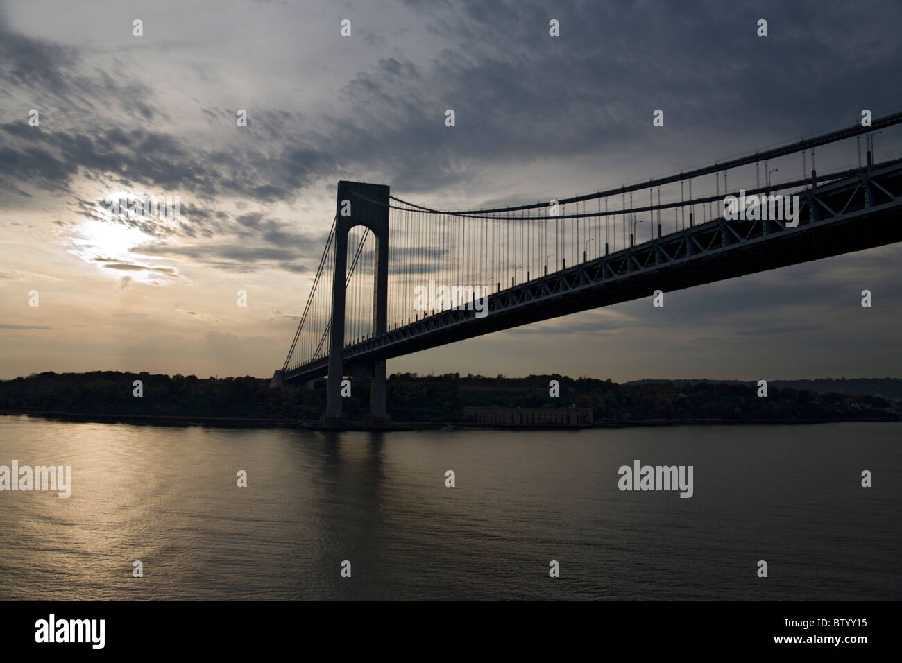 The Verrazano-Narrows Bridge Stock Photo - Alamy