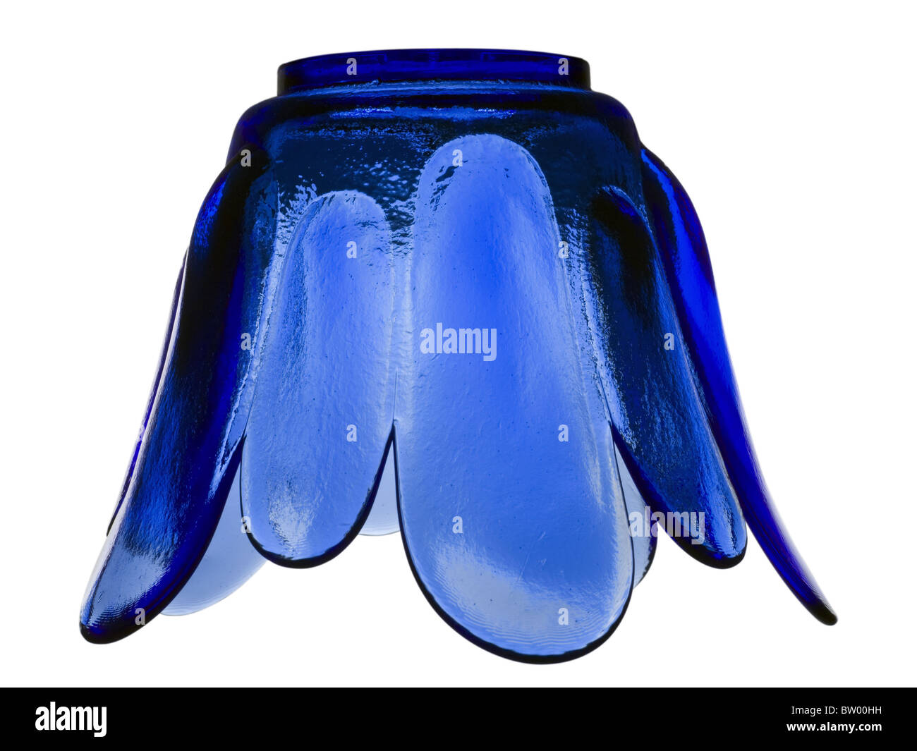 Dark blue glass hat Stock Photo - Alamy