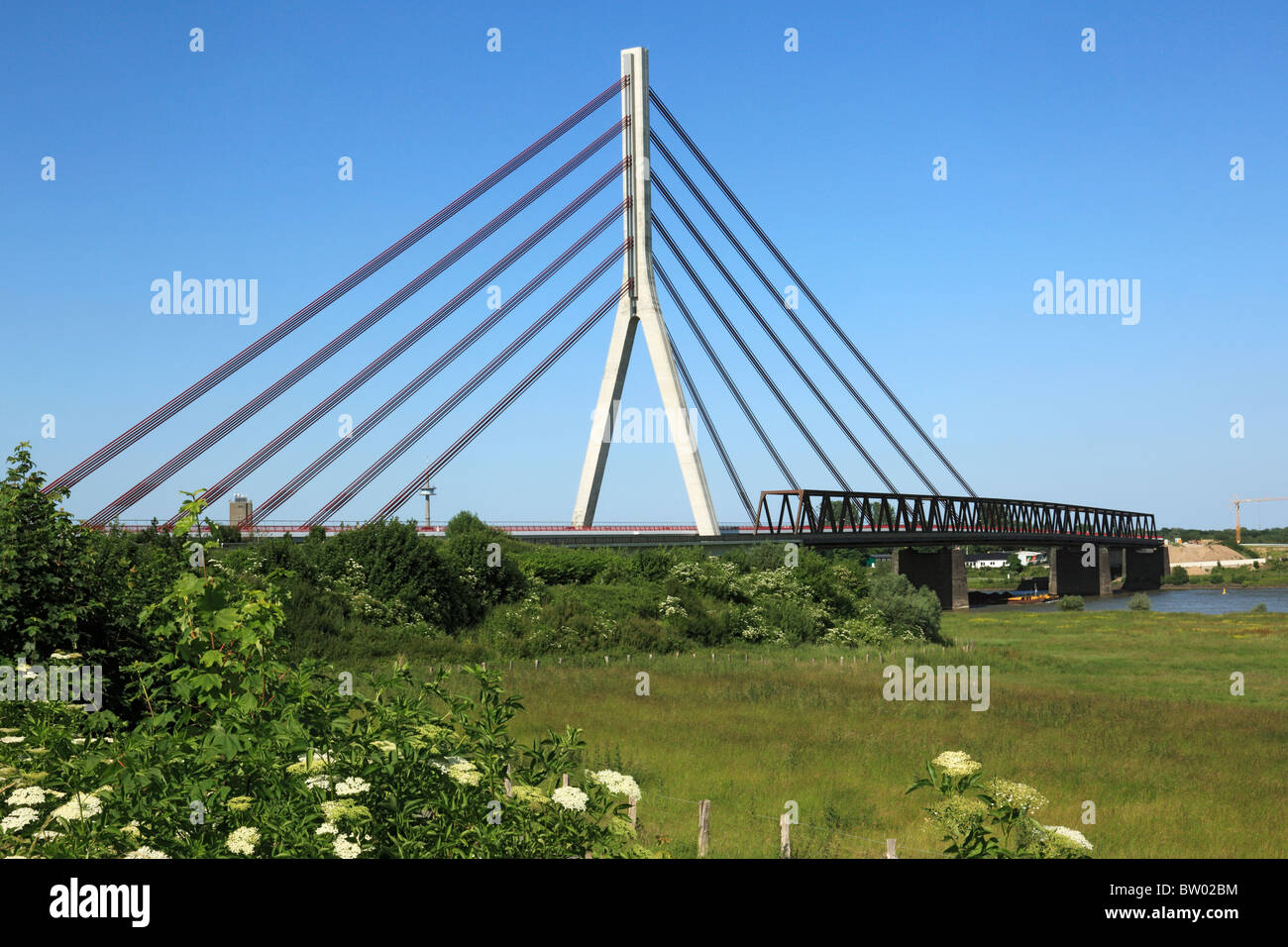 Rhine bridge of wesel hi-res stock photography and images - Alamy