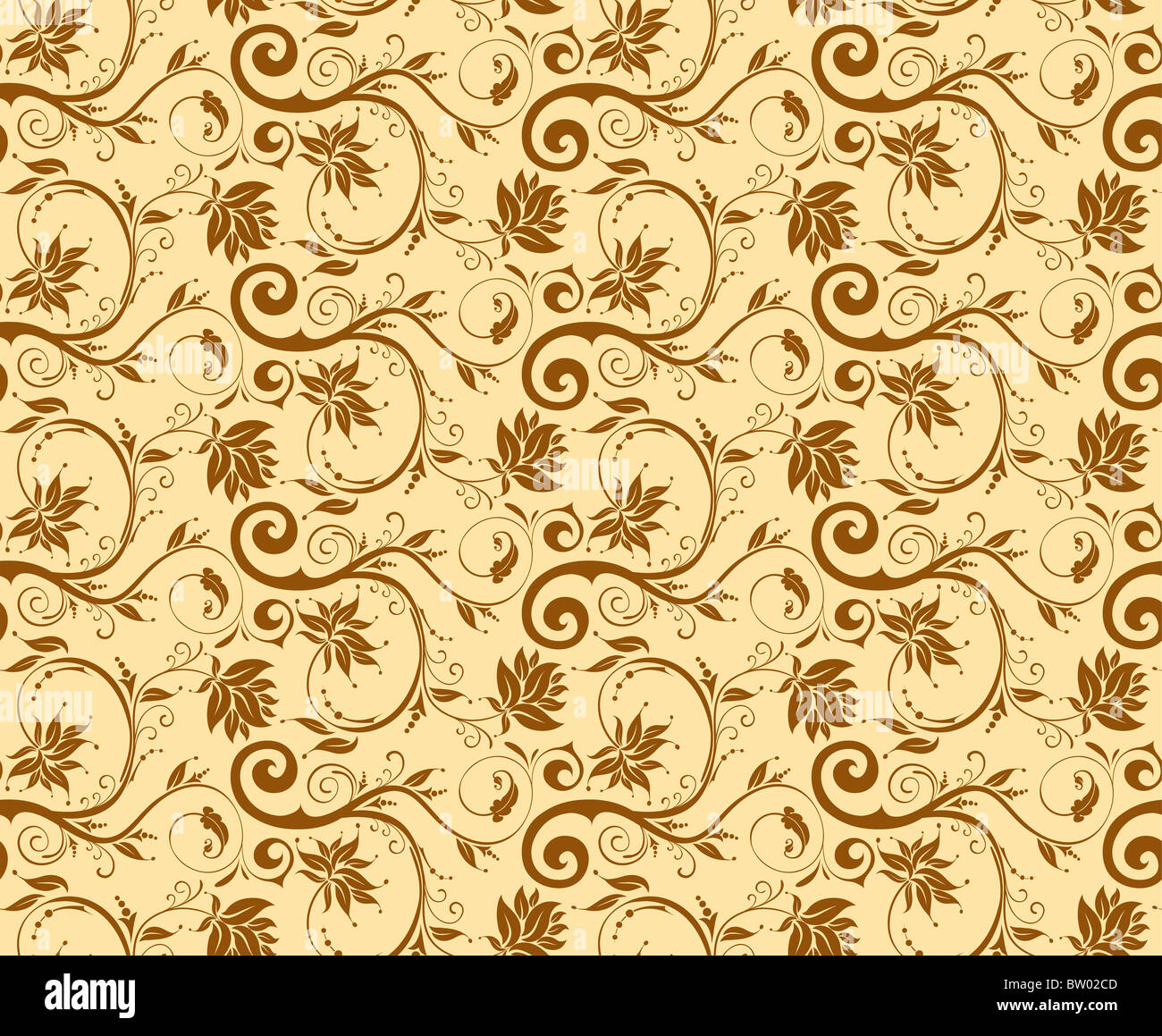 Floral seamless pattern, element for design, vector illustration Stock ...