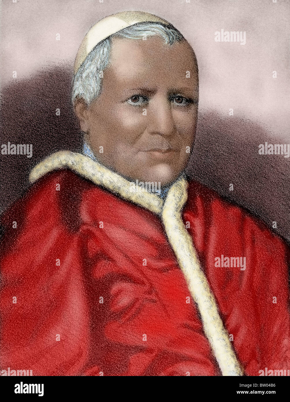 Pius IX (1792-1878). Italian pope Stock Photo - Alamy