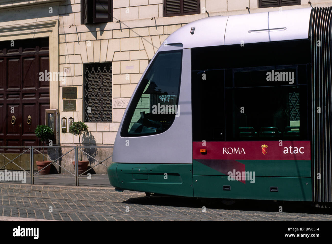 Italy, Rome, tram Stock Photo - Alamy
