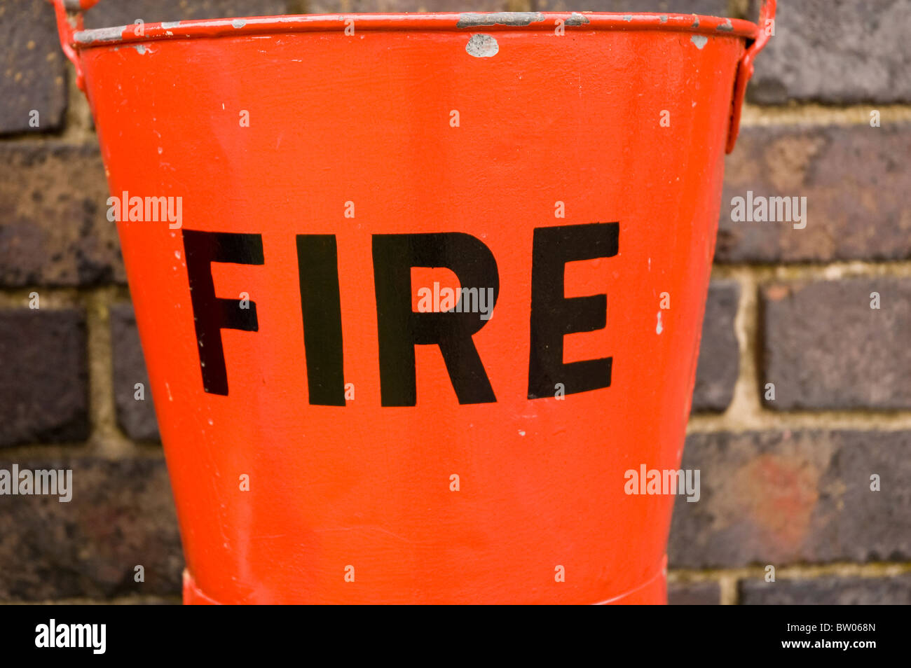 Fire extinguisher sand bucket hi-res stock photography and images - Alamy
