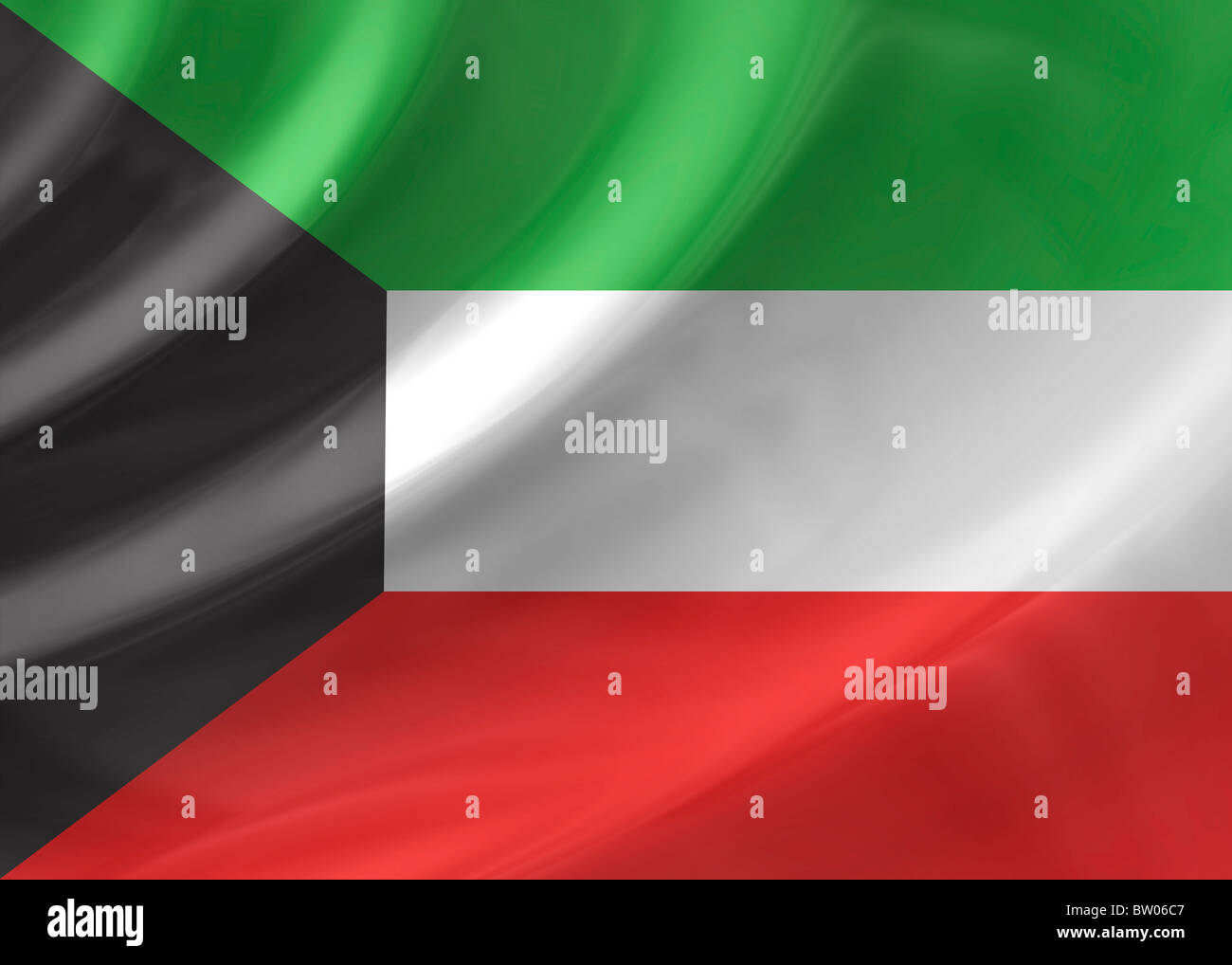 Kuwait flag hi-res stock photography and images - Alamy