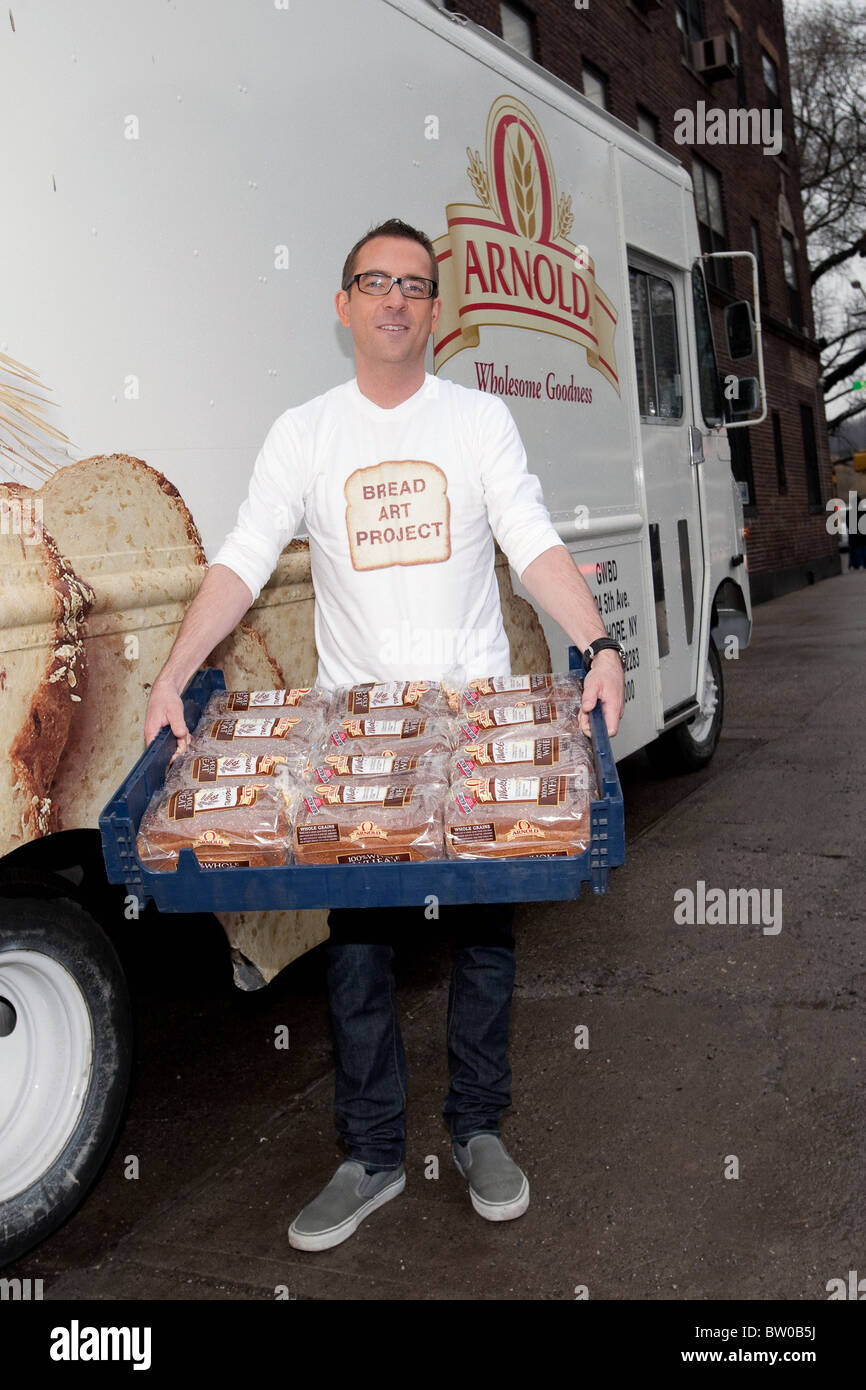 Feeding America's Bread Art Project National Hunger Relief Effort Stock ...