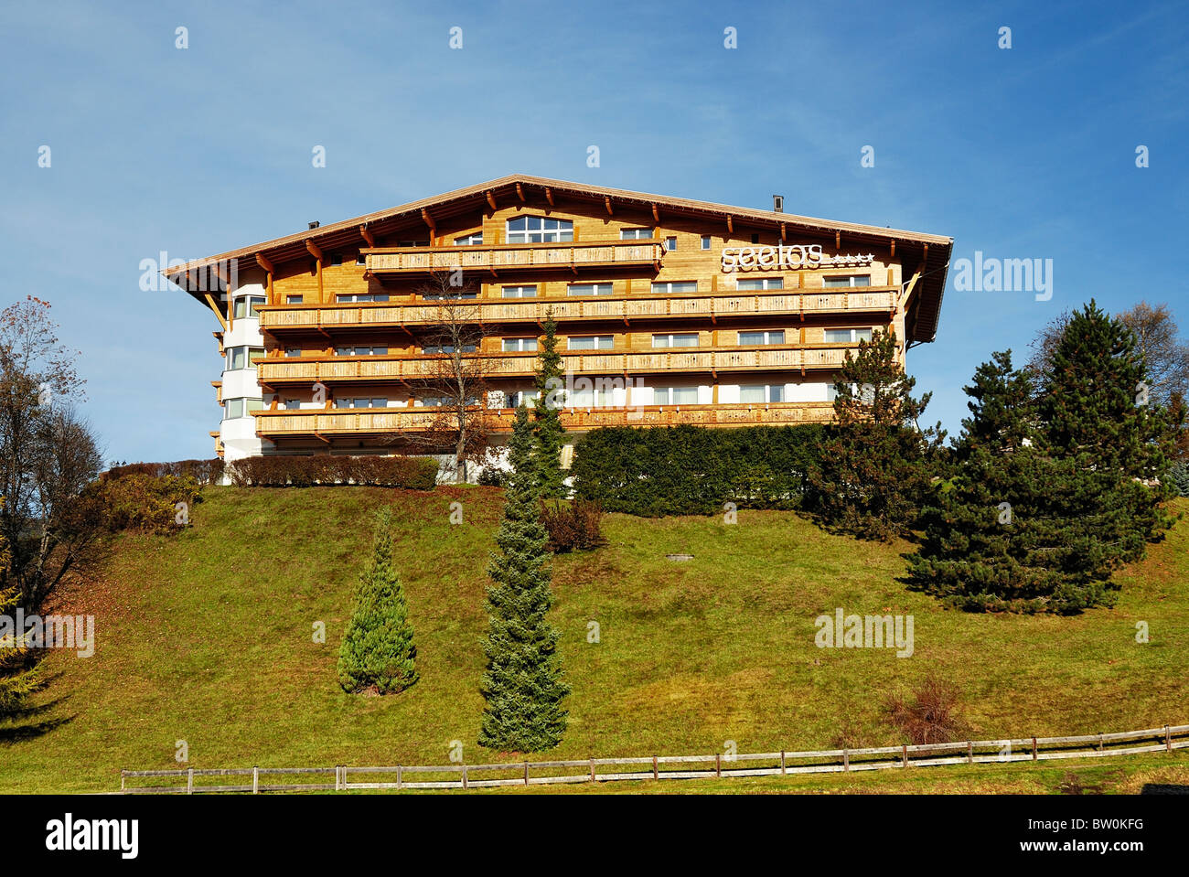 hotel seelos seefeld Austria Stock Photo - Alamy