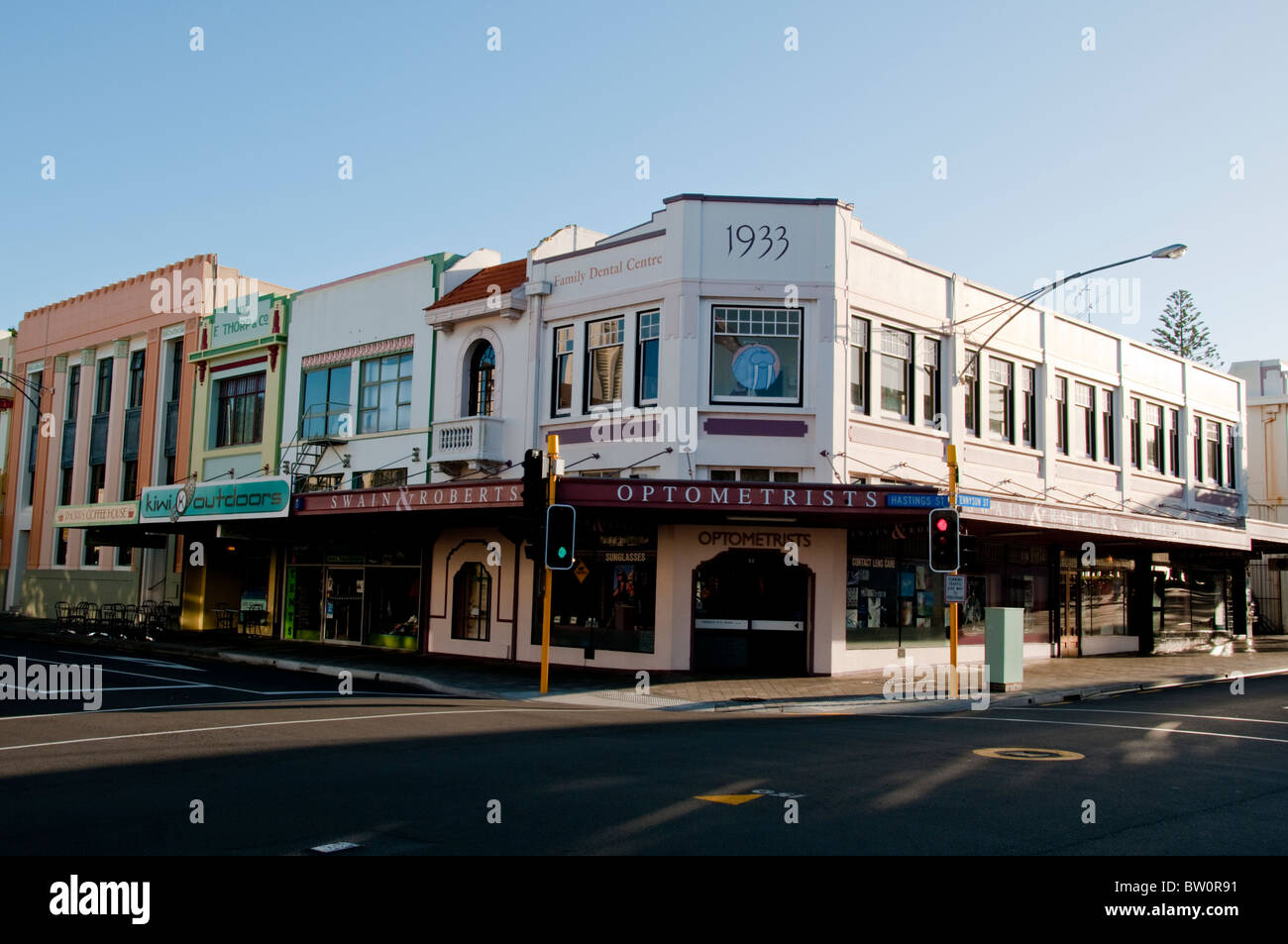 Napier,Art Deco Style, Architectural Buildings, North Island,New ...