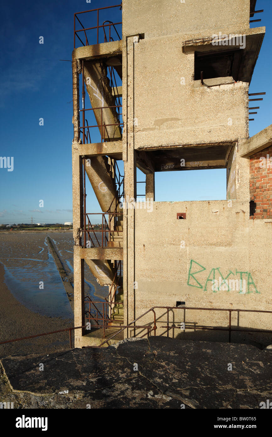 Grain Tower battery Stock Photo - Alamy