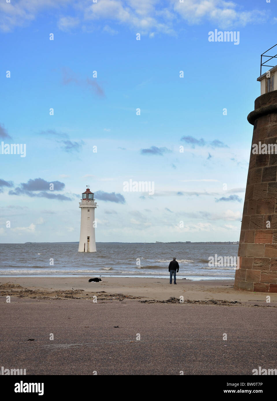 Perch Rock lighthouse Stock Photo - Alamy