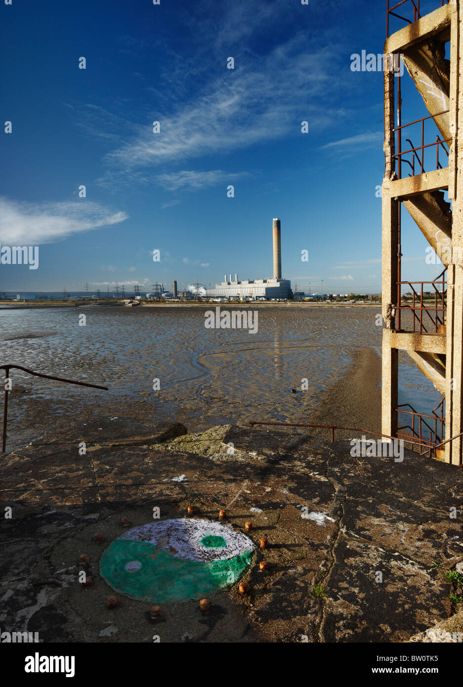 Grain Tower battery Stock Photo - Alamy