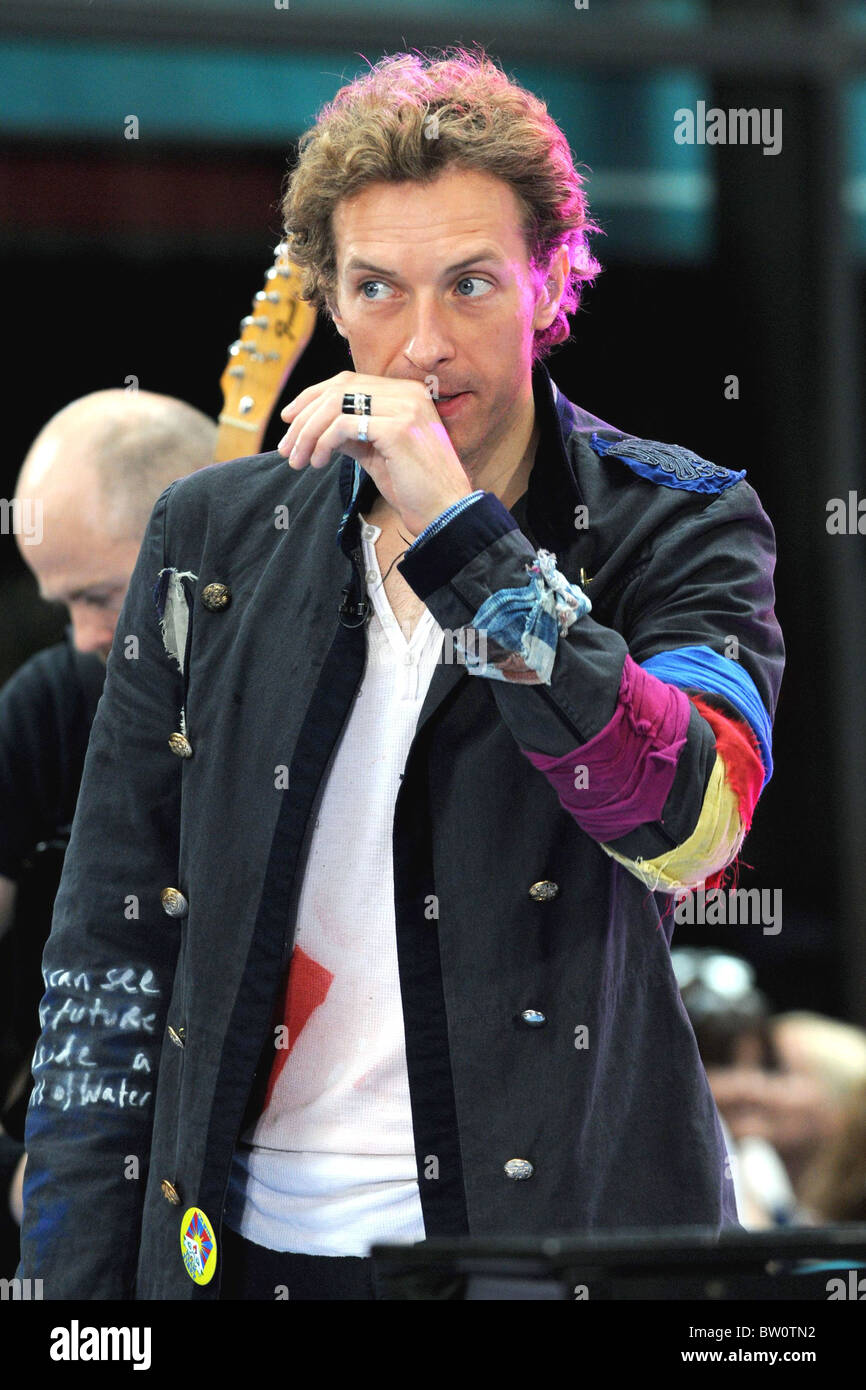 NBC Today Show Concert with Coldplay Stock Photo - Alamy
