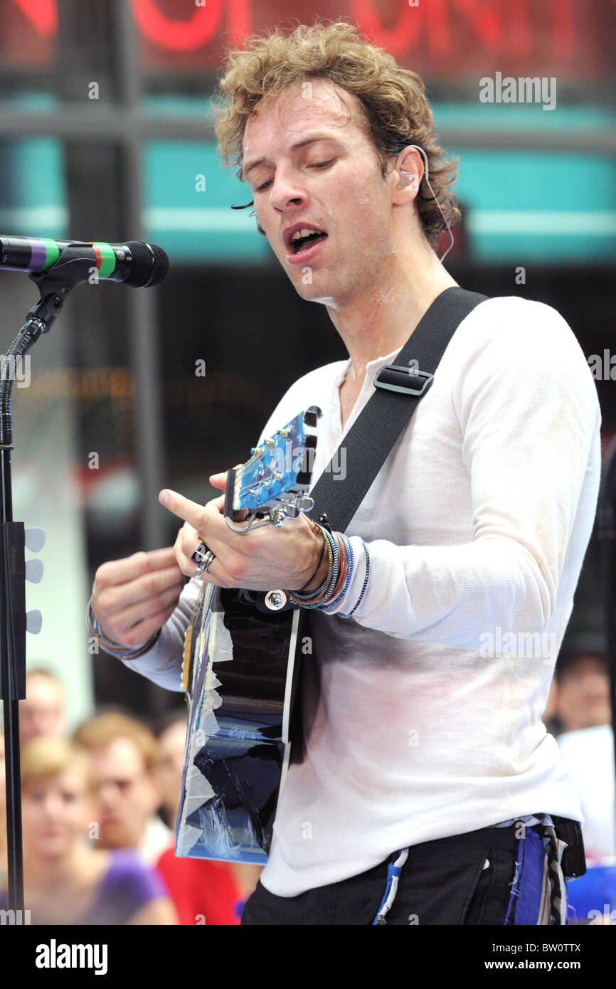 NBC Today Show Concert with Coldplay Stock Photo - Alamy