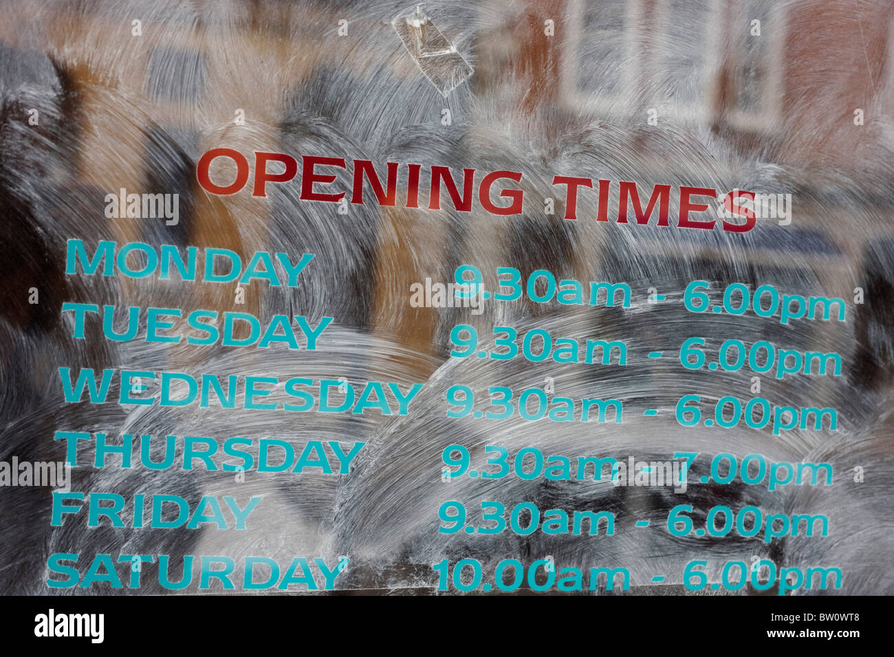 White emulsion paint smeared over the words CD and cassettes in the ...