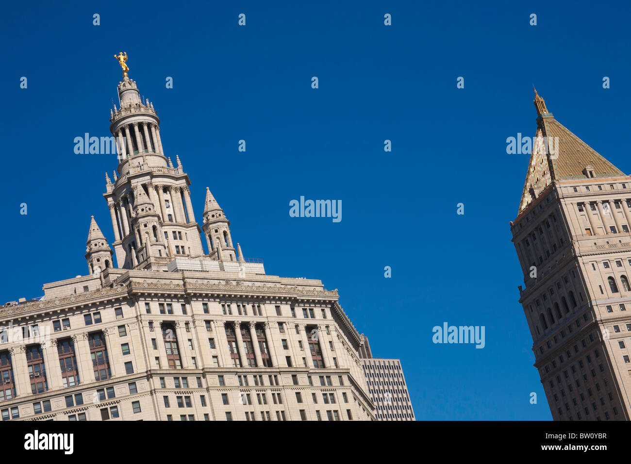 Municipal Building and U.S. Courthouse, Lower Manhattan, NYC, USA Stock ...