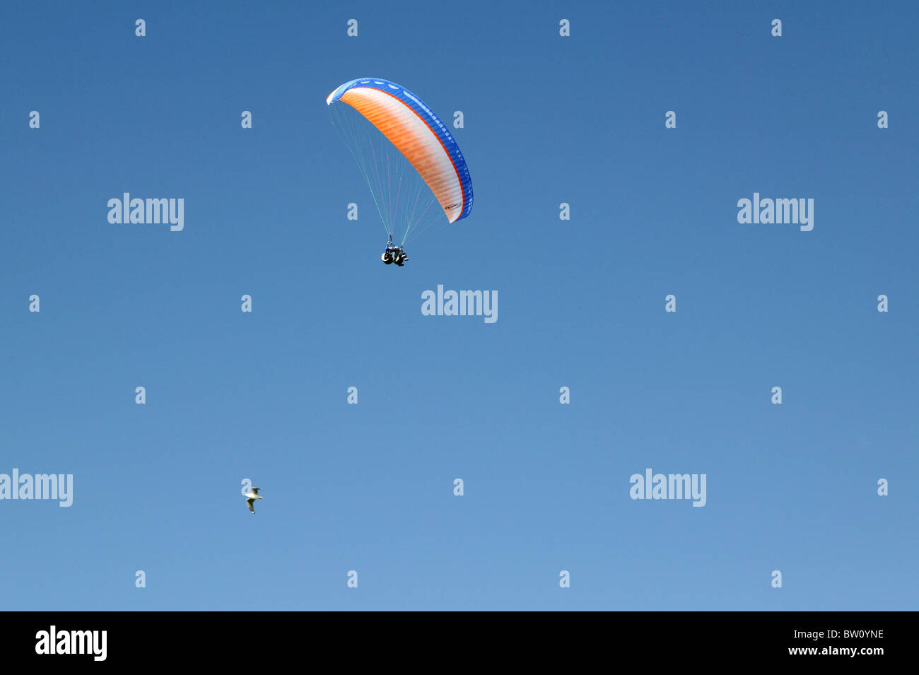 Hang glider flying over hi-res stock photography and images - Alamy