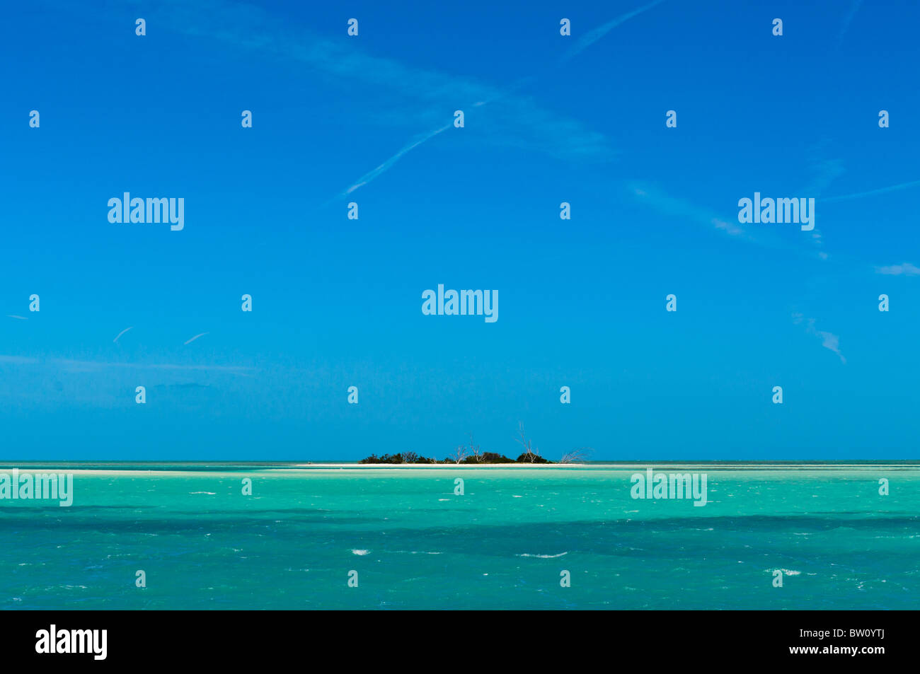 Remote Caribbean Island Stock Photo - Alamy