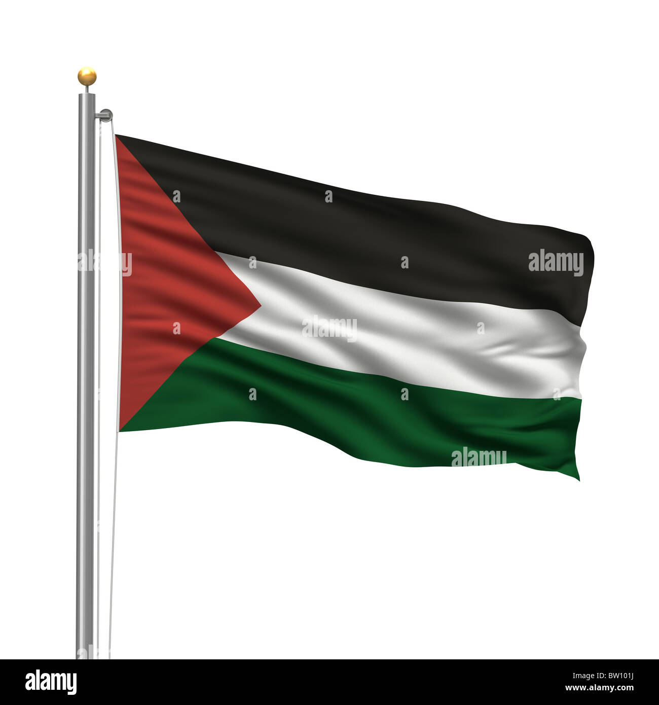Palestine flag pole hi-res stock photography and images - Alamy