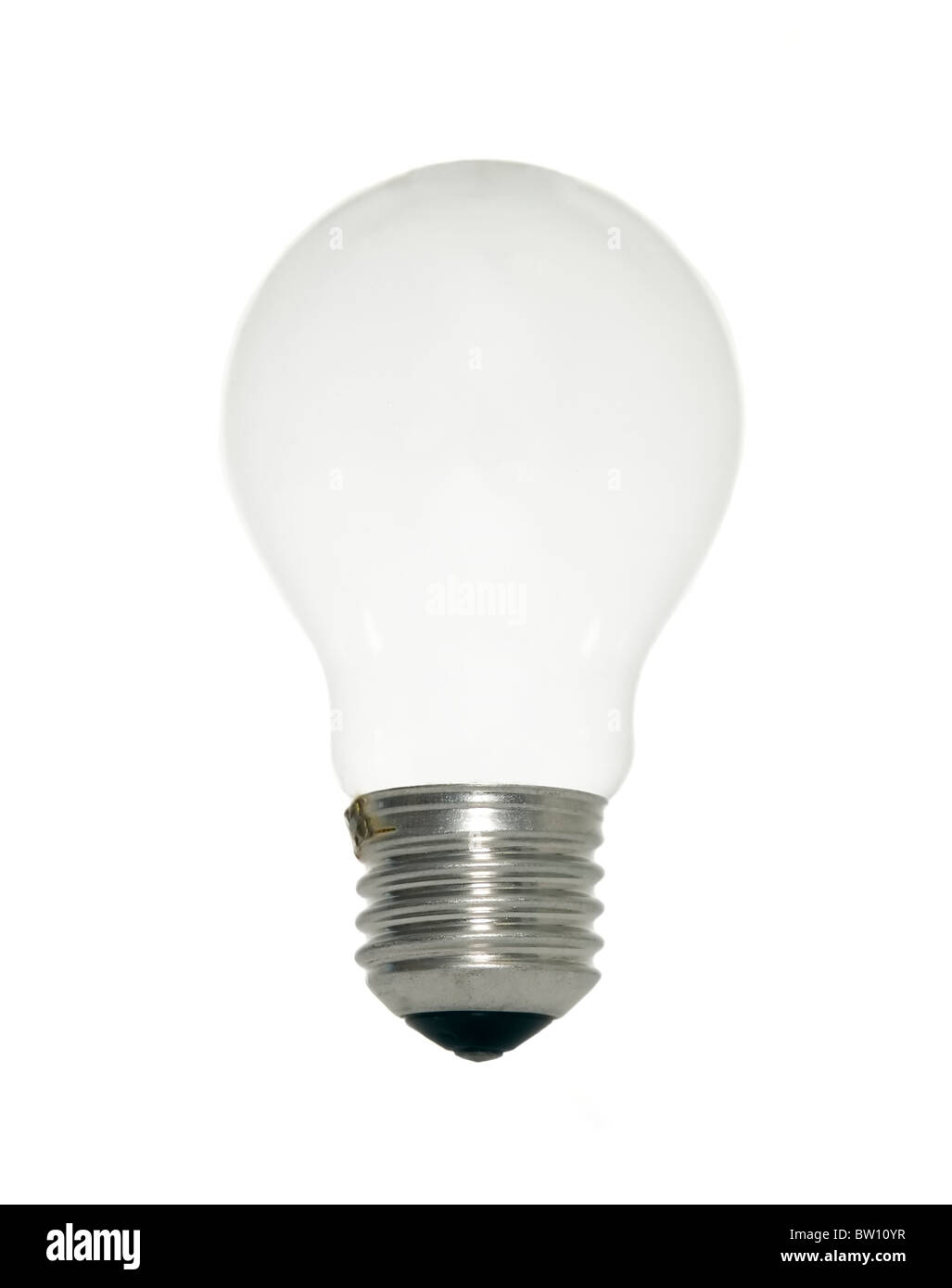 Light bulb on white background, idea concept Stock Photo - Alamy