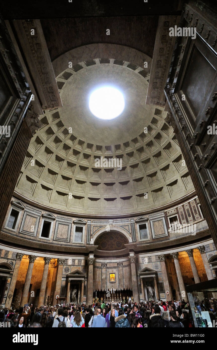 The Pantheon interior from doorway Stock Photo - Alamy