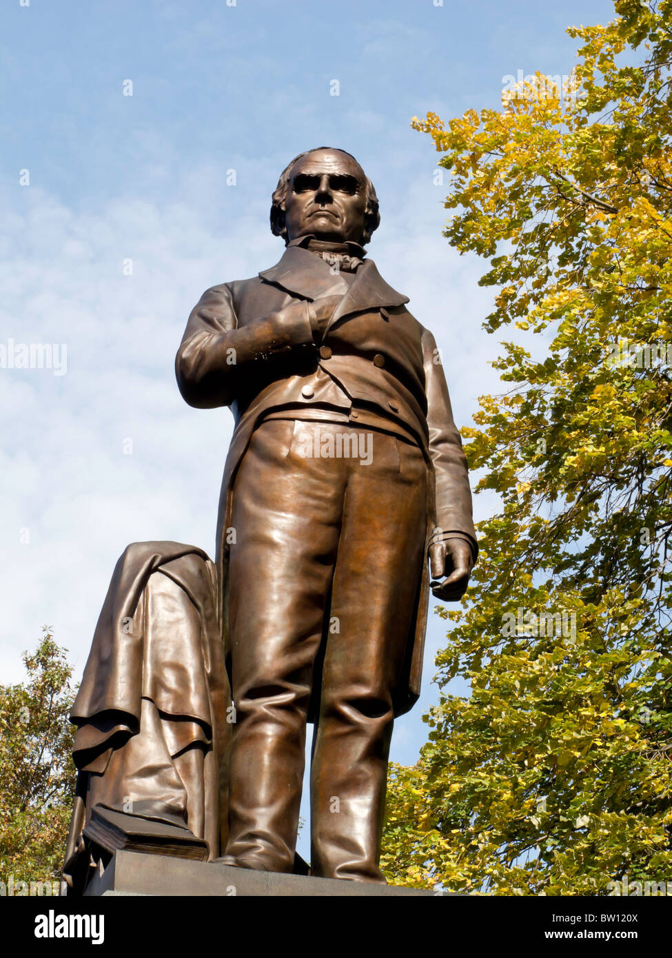Statue of Daniel Webster, Central Park, NYC Stock Photo - Alamy