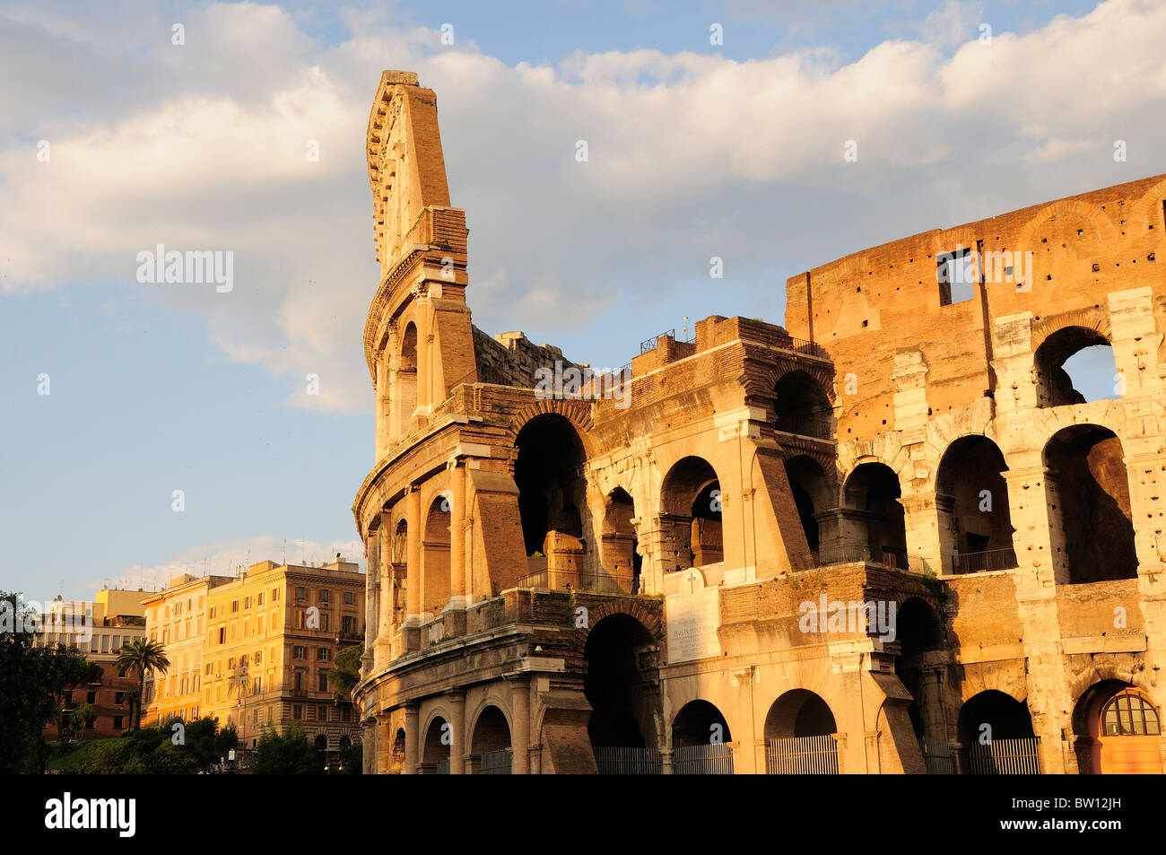 Cross section of Colosseum showing layers Stock Photo - Alamy