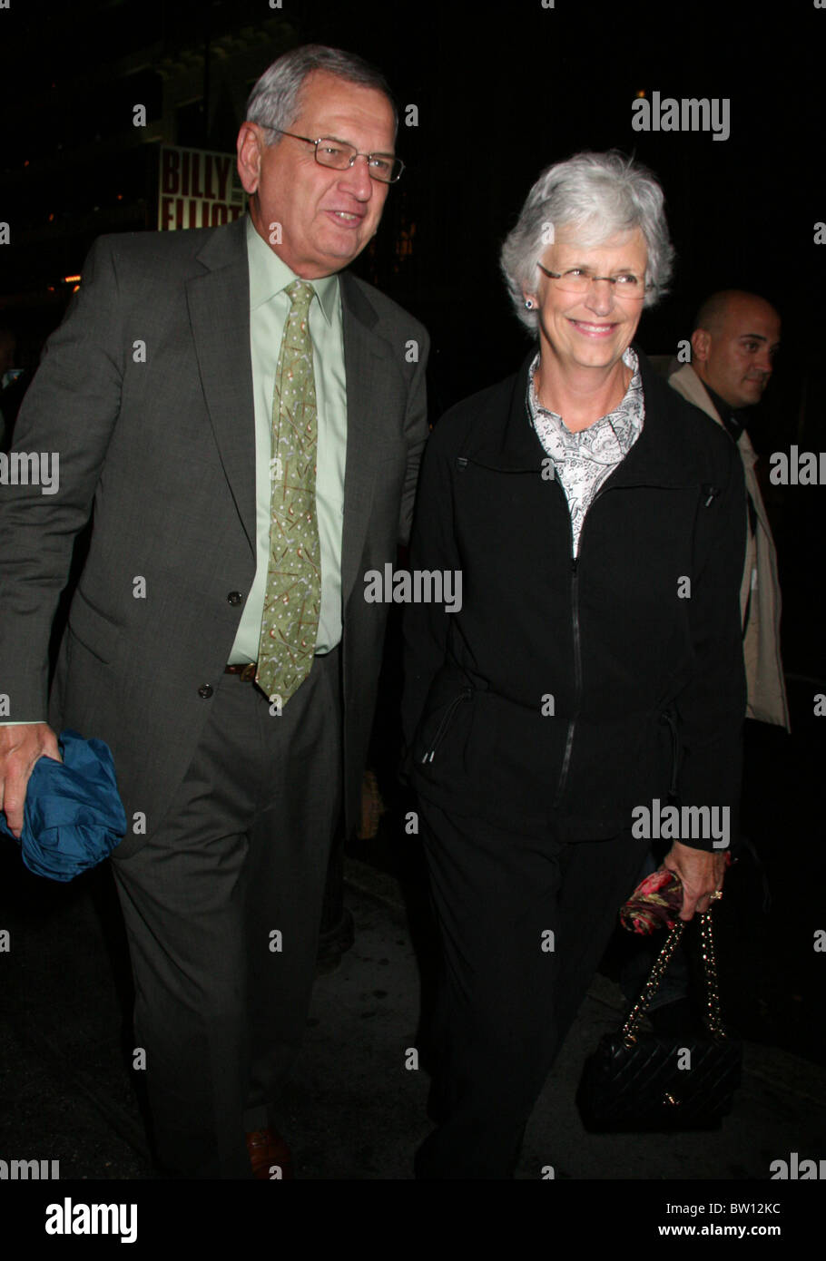 Katie Holmes' Parents Attend ALL MY SONS on Broadway Stock Photo - Alamy