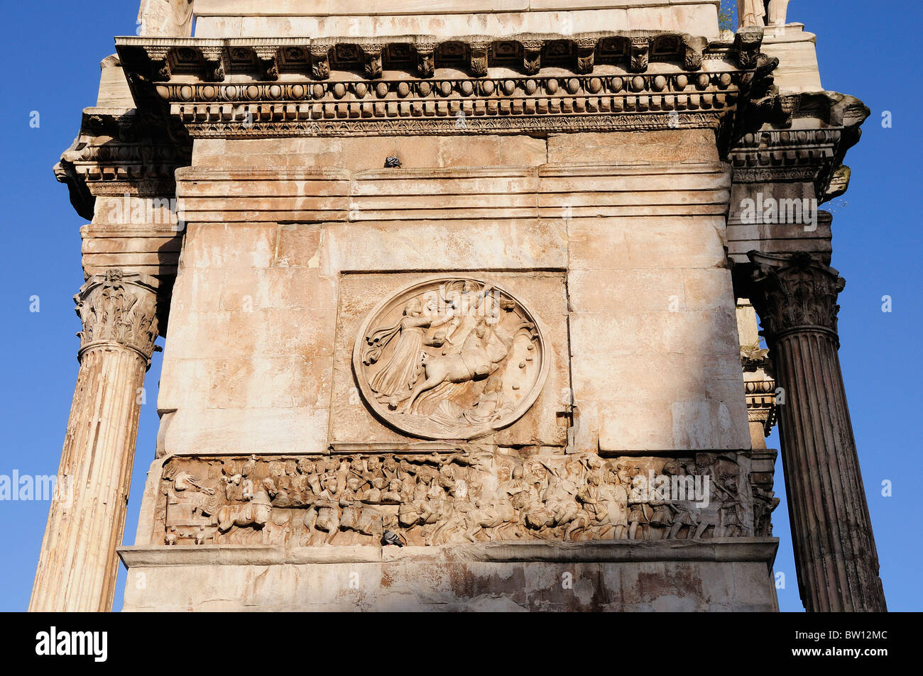 Arch detail, Arch of Constantine Stock Photo - Alamy